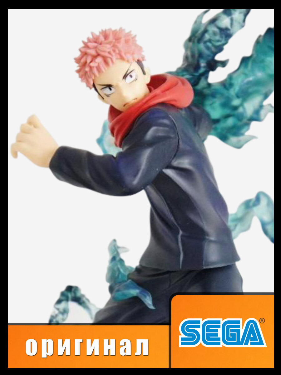 Оригинальная фигурка Yuuji Itadori от Sega из аниме Jujutsu Kaisen / Юдзи Итадори «Магическая битва» 20 см