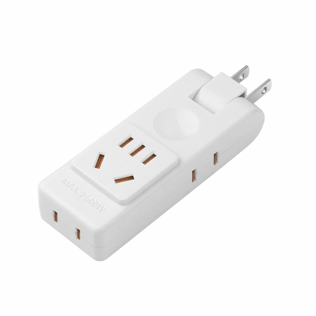 Поворотная розетка 180 градусов, один к выходу, американский стандарт