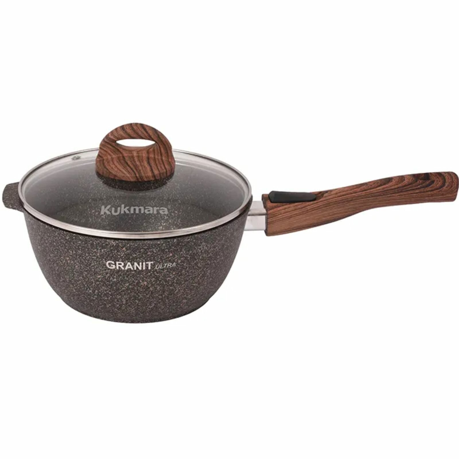 Ковш Granit Ultra 2,2л d200 h95 Съемная Ручка АП Ст/Кр Ровное Дно Original Цв/Уп Kukmara КГО0225А