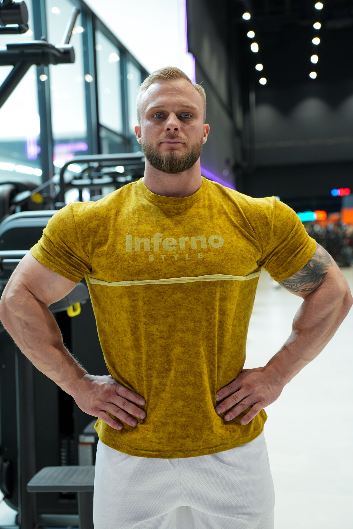 Футболка спортивная Футболка спортивная открытый шов "INFERNO style"(П) Ф-016-002-09