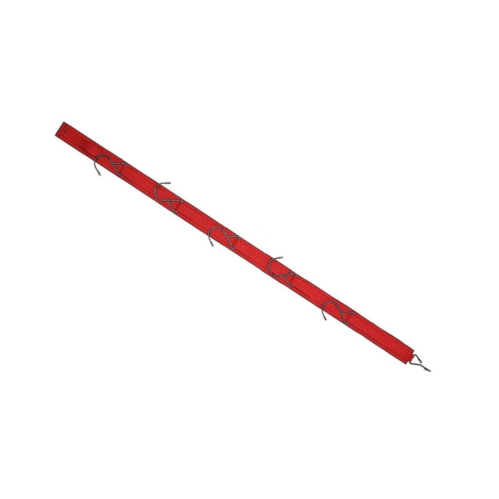 Переносная вешалка для одежды с хоккейным снаряжением-красный