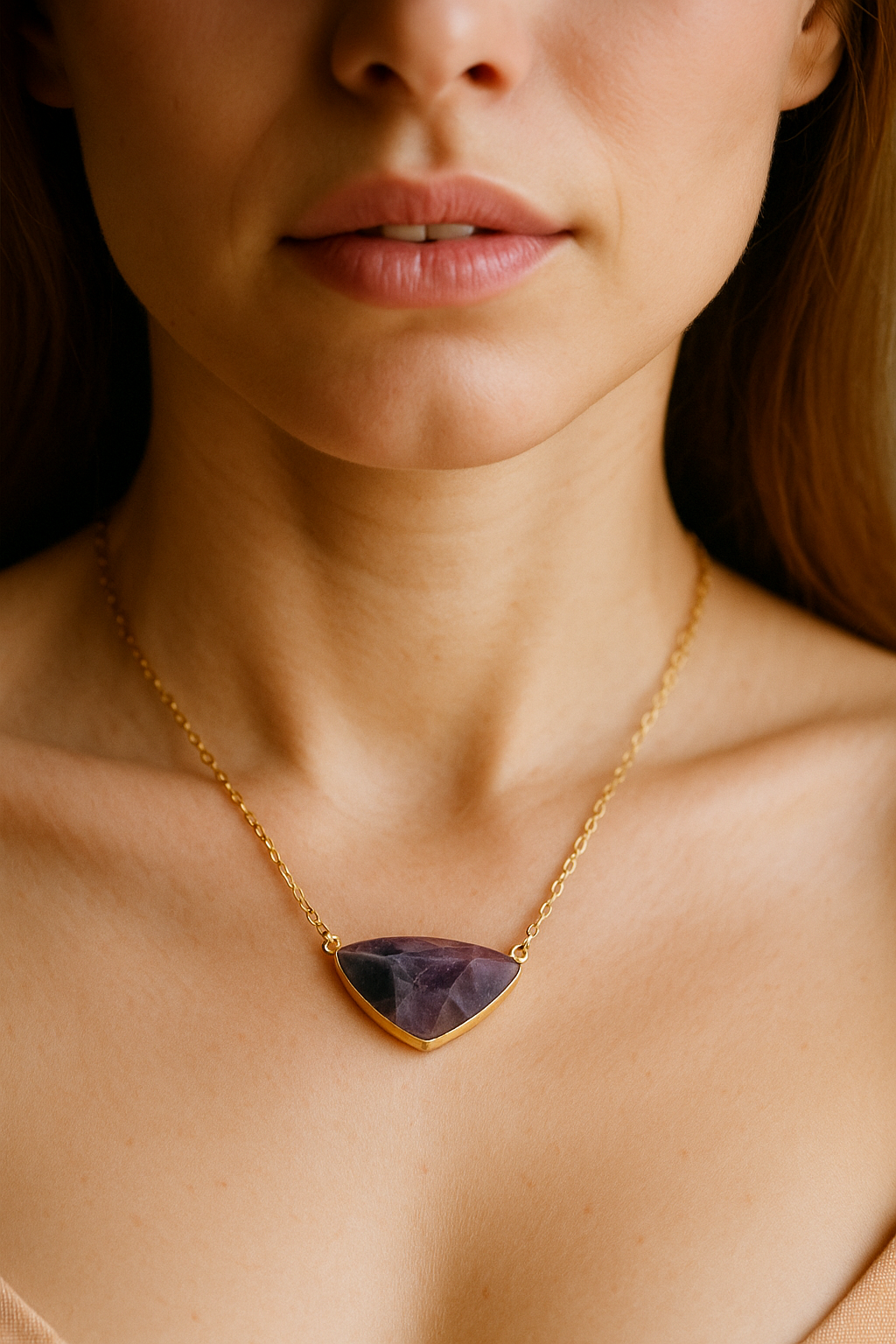 Подвеска, аметист