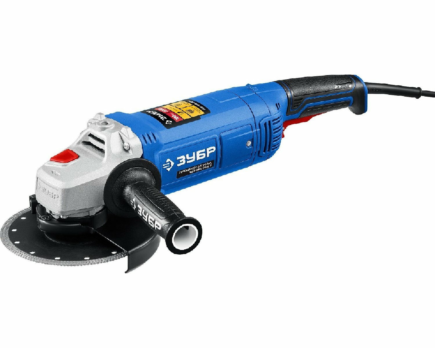 УШМ ЗУБР 180 мм 2000 Вт с плавным пуском и поворотной головкой серия Профессионал
