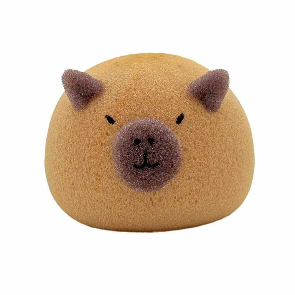 1 шт. милый шарик-губка для ванны в виде капибары, для очищения тела детей и взрослых
