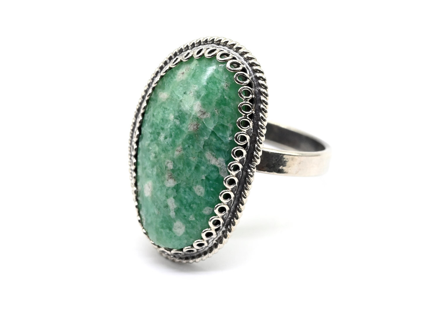 Кольцо, амазонит