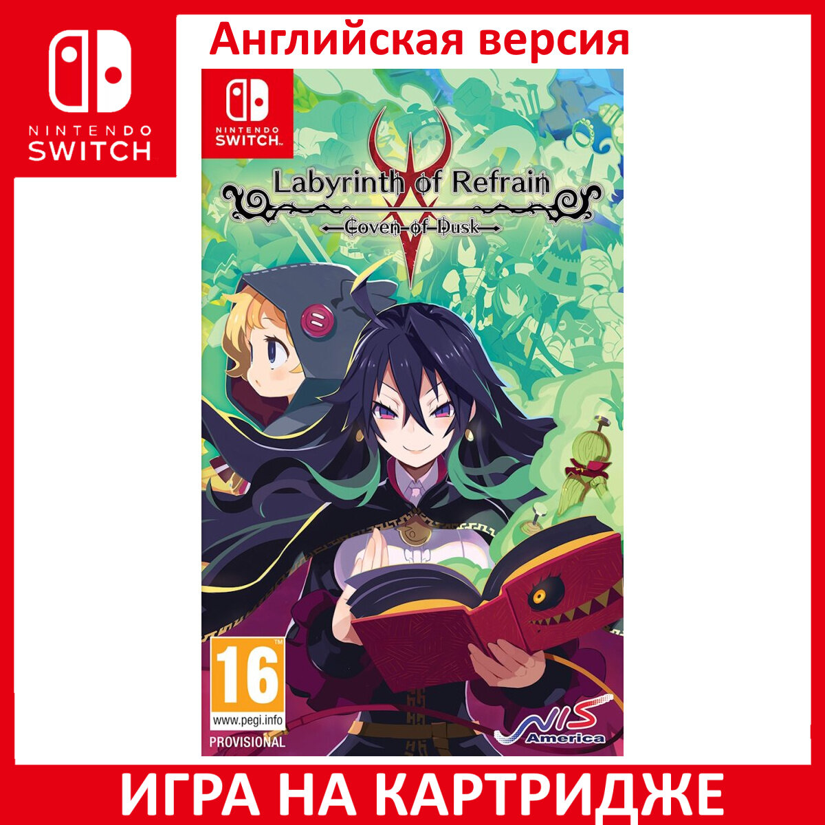 Игра Labyrinth of Refrain: Cover of Dusk Switch Английский язык Картридж на Nintendo Switch