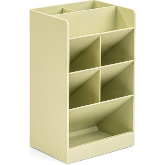 Органайзер настольный Deli 8939GREEN 120х91х205мм зеленый пластик