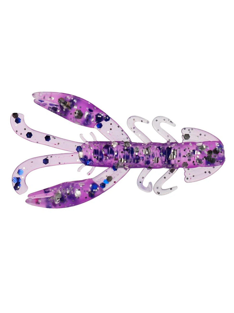 Рак Helios Omar 2,05"/5,2 см Silver Sparkles & Fio 15шт. (HS-24-036)