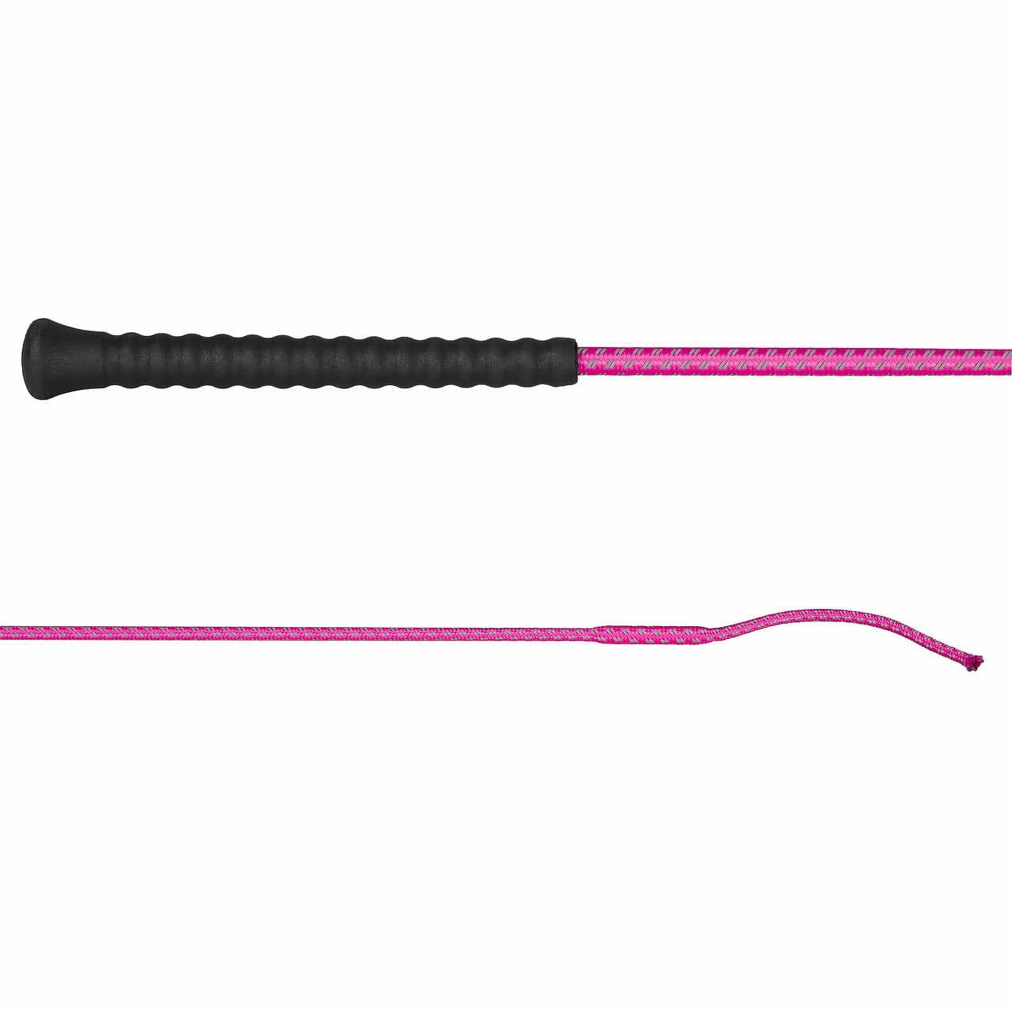 Decathlon Хлыст для верховой езды START Reflex светоотражающий, 140 см, розовый
