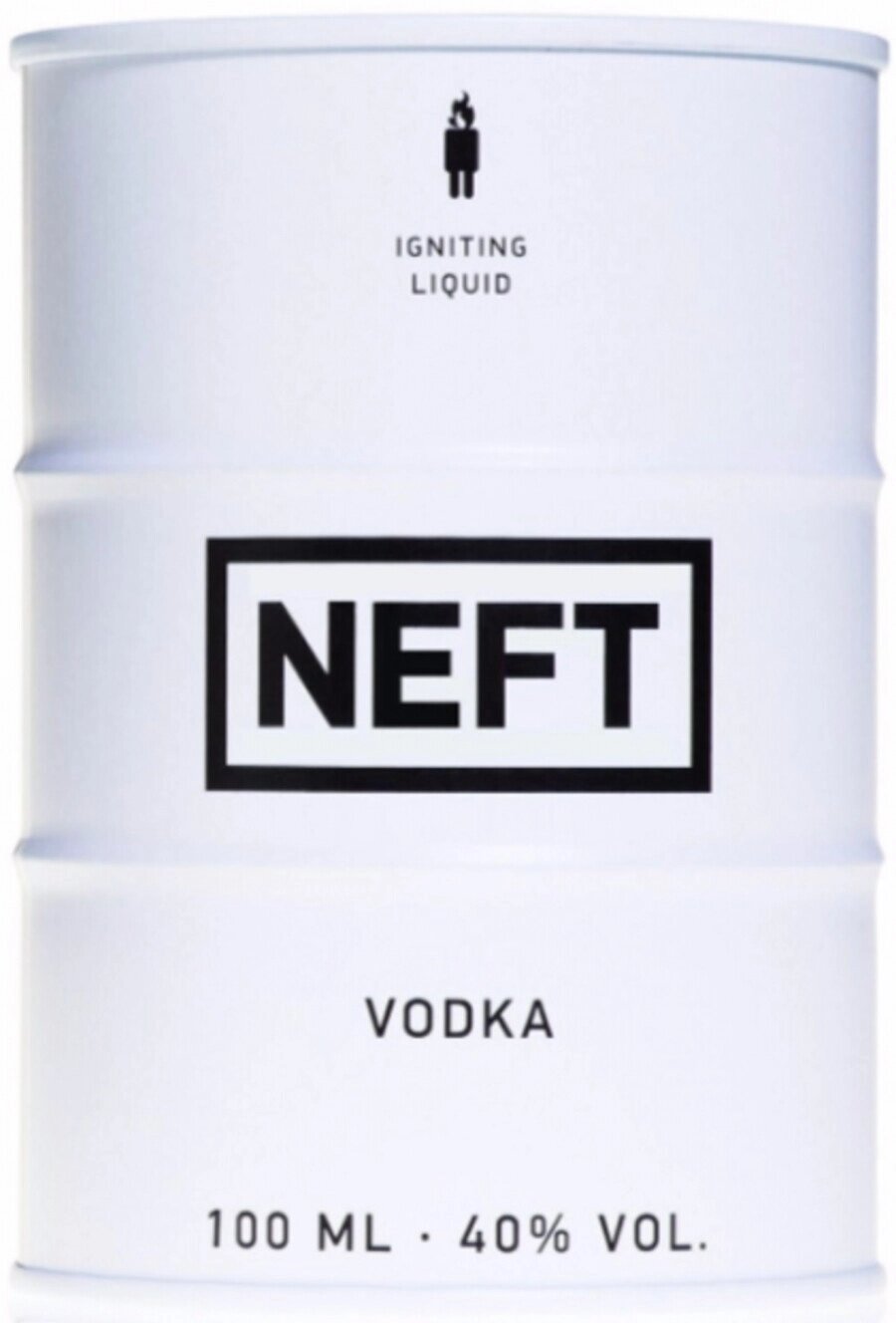 Водка "Neft", white barrel, 100 мл