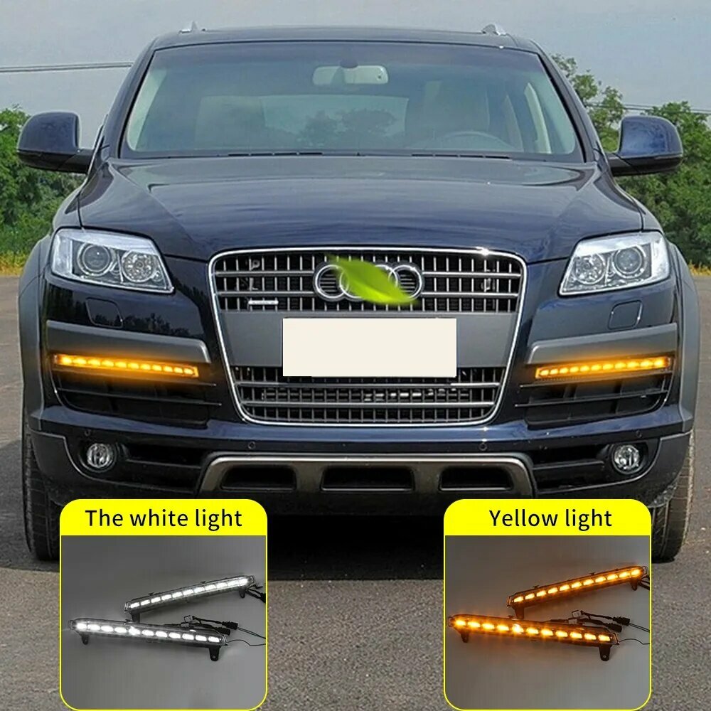 Xiaomi YouPin Фары автомобильные, Огни дневные ходовые, 2 шт, арт. Audi Q7 4L 2005-2009