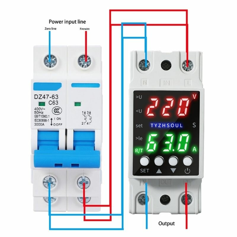 Регулируемый регулятор напряжения и тока-40A