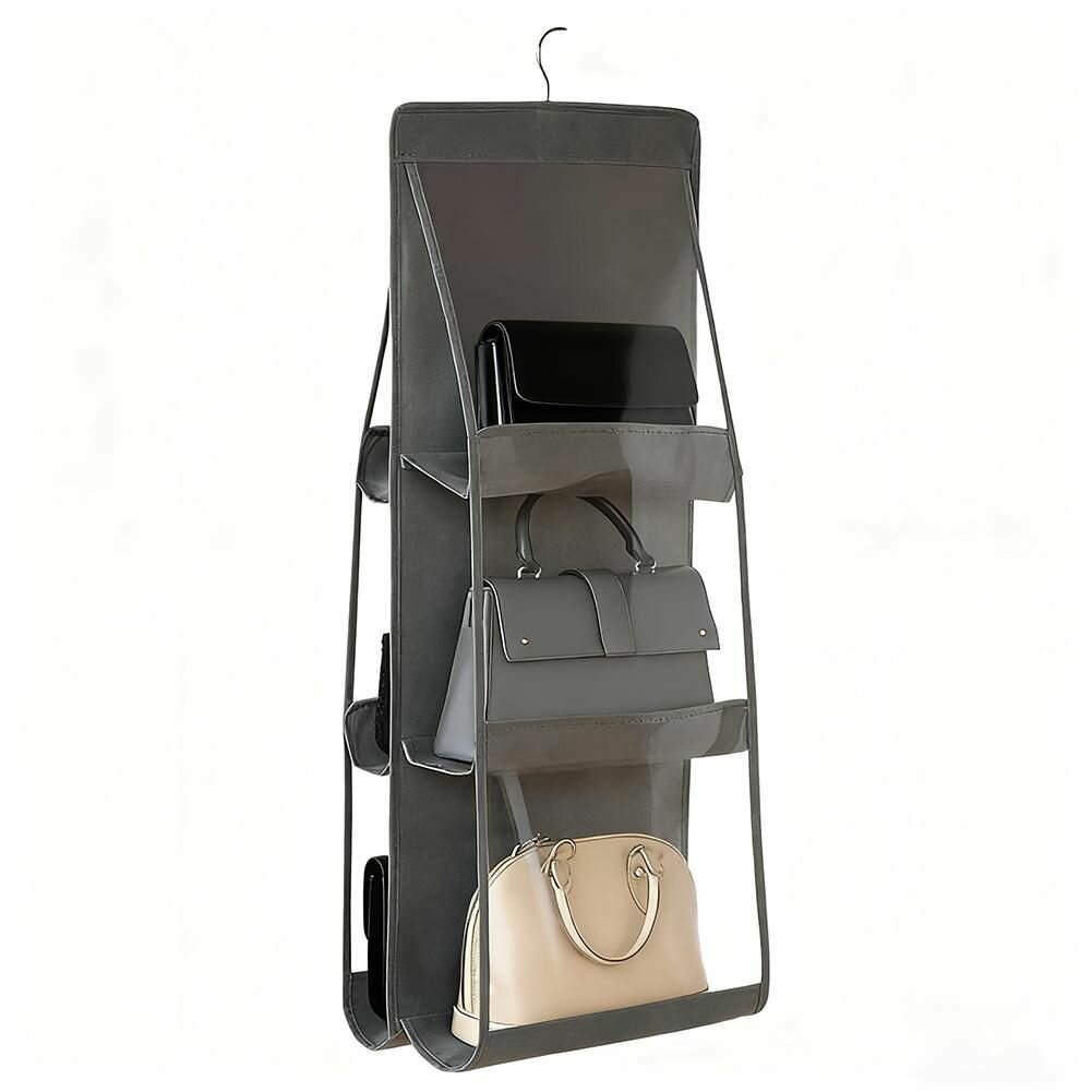 Полка для хранения женских сумок, Настенный,6 ячейки,35*90 см