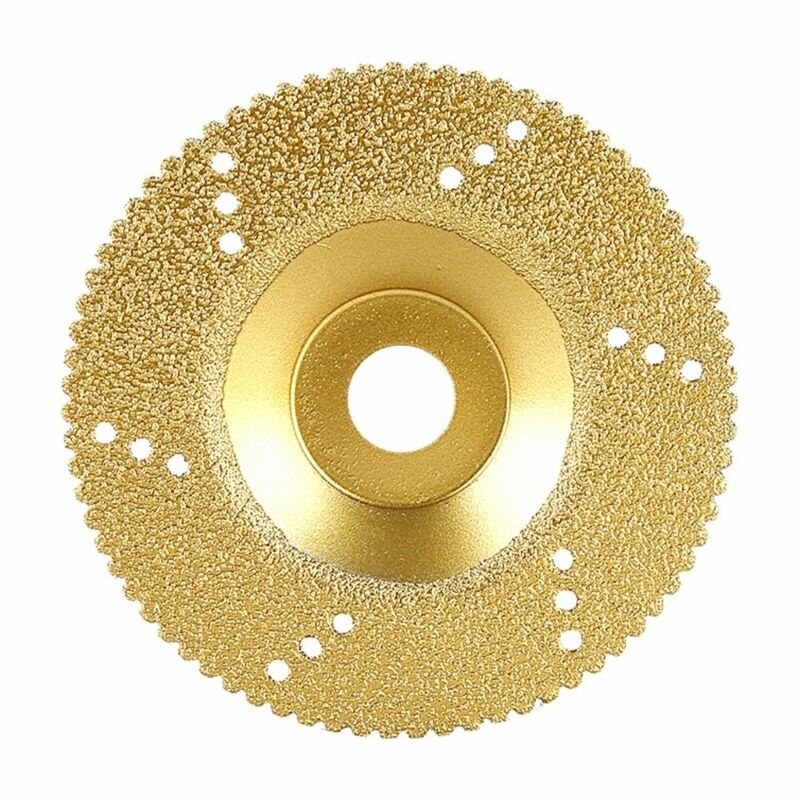 (1шт) Алмазный режущий диск, шлифовальный круг для мраморной чаши для пайки-золото