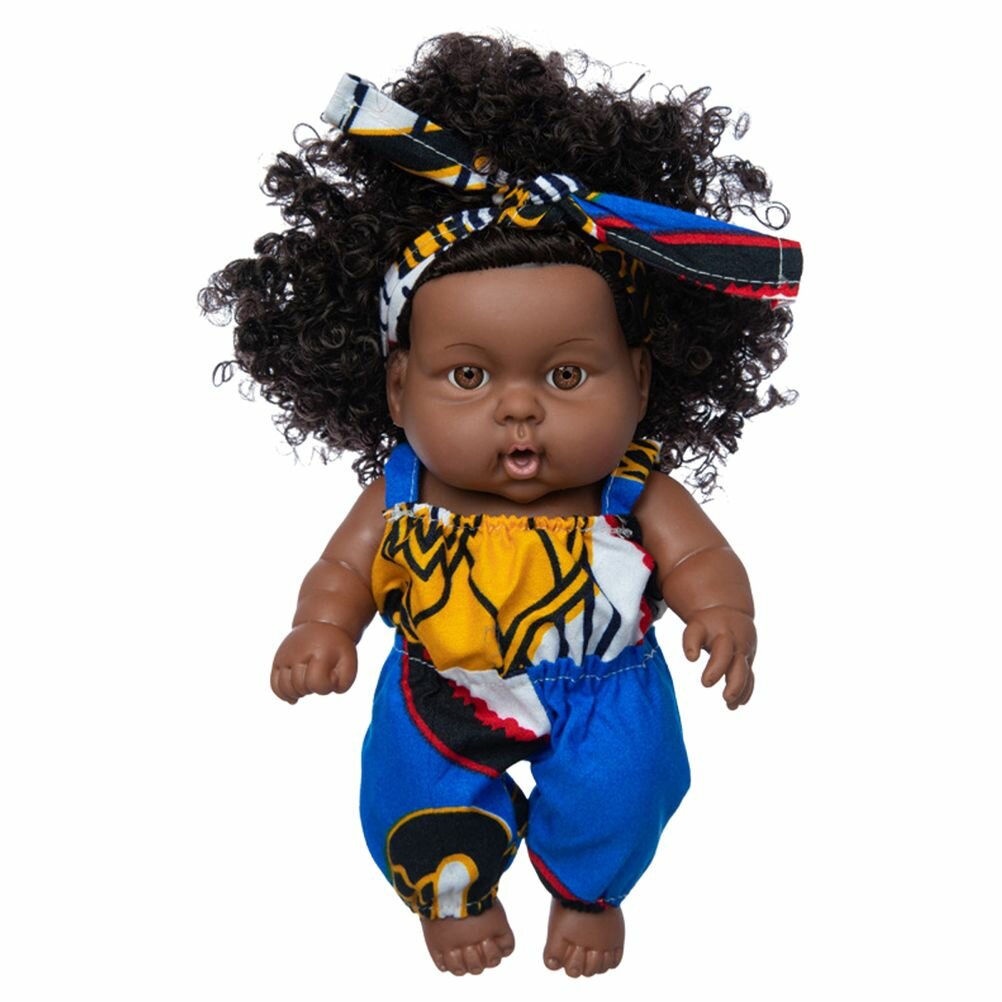 Чёрные куклы African Girl Dolls 8 дюймов, реалистичные, подарок на день рождения,