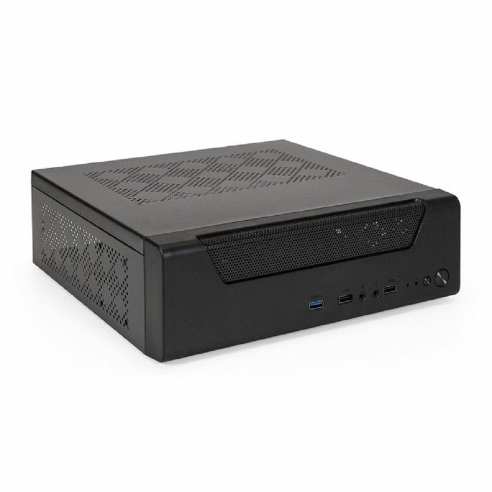 Exegate EX294020RUS Корпус Desktop ExeGate FL-102-TPS350 mini-ITX, БП TPS350 с вент. 8см, 2xUSB + 1xUSB3.0, аудио, черный