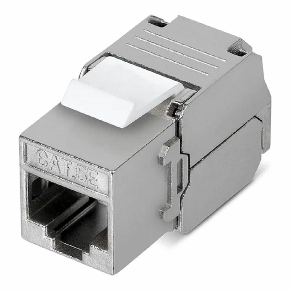 Rexant Монтажное оборудование 02 - 0071 Модуль Keystone Jack RJ - 45 8P8C , FTP экранированный, CAT 5e, тип 180 градусов, самозажимной PRO