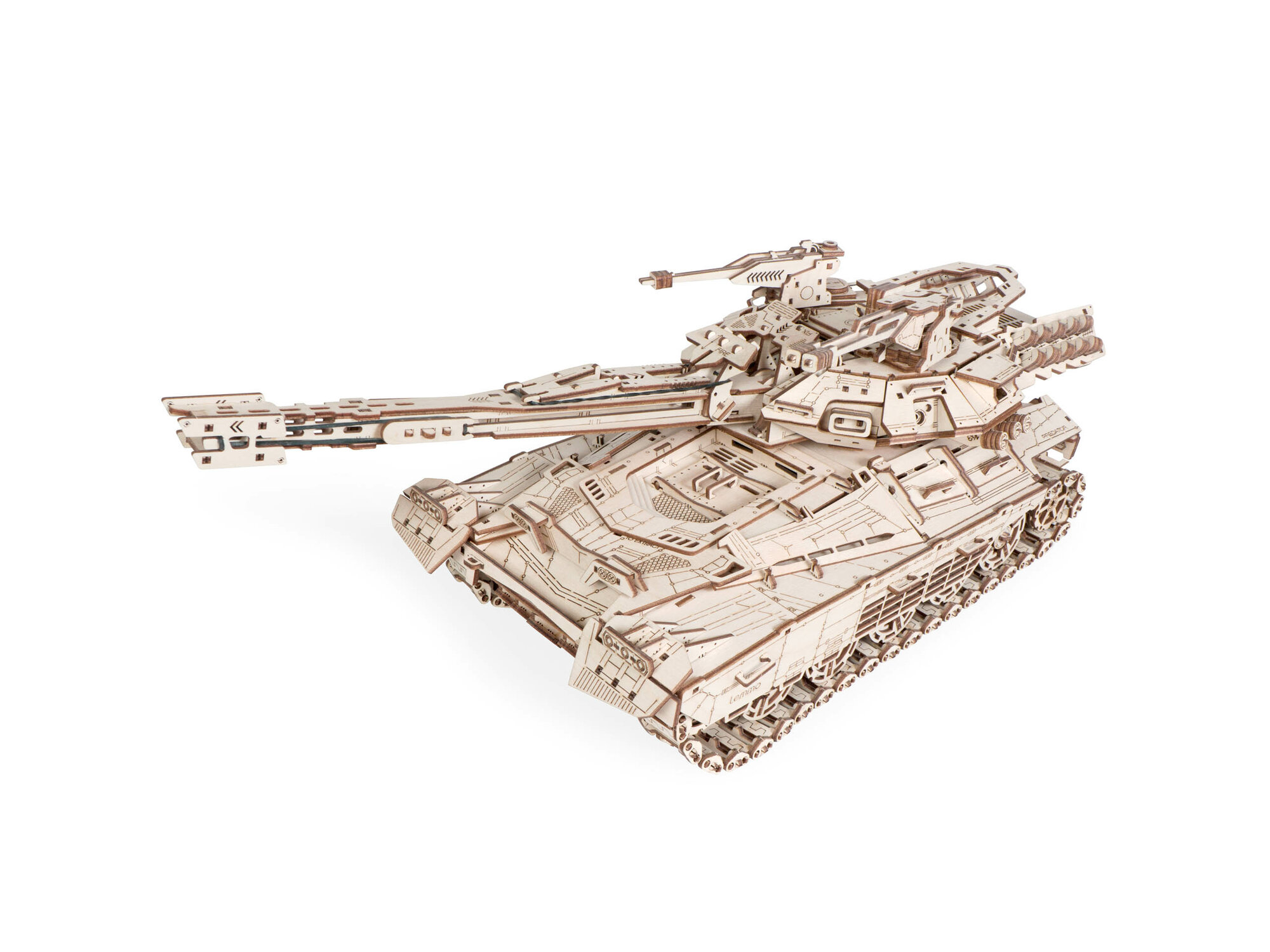 Деревянный конструктор Lemmo toys Танк Хищник 984 деталей 0171 5+