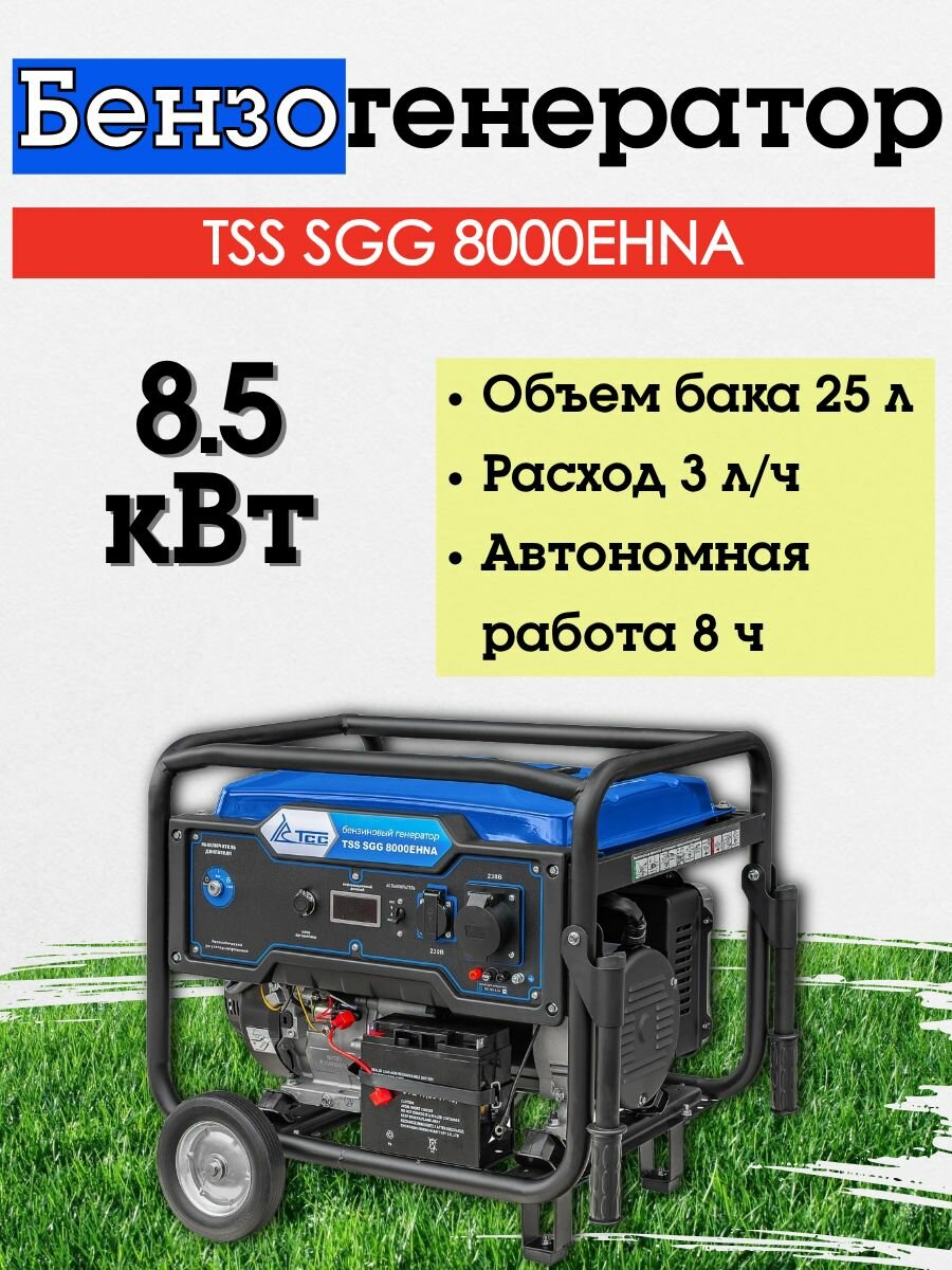 Бензогенератор TSS SGG 8000EHNA