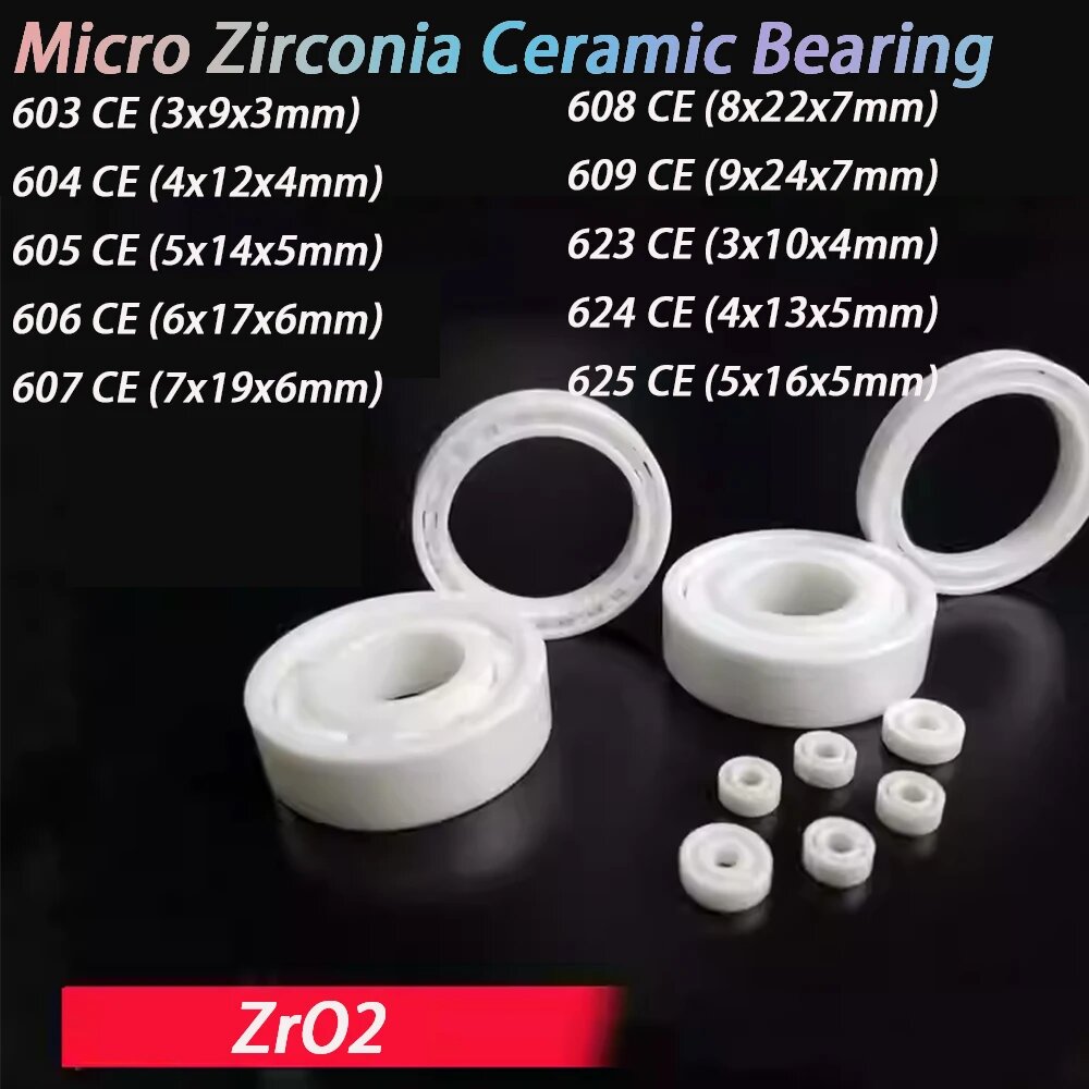 Керамические подшипники ZrO2 683-699 10Pcs, 684CE (4x9x4mm)