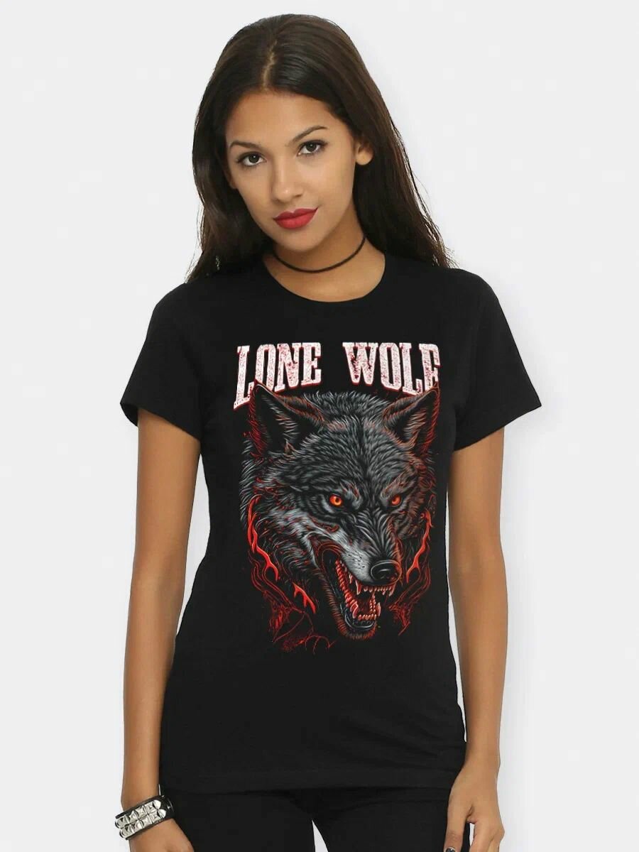 Футболка Одинокий Волк / Женская