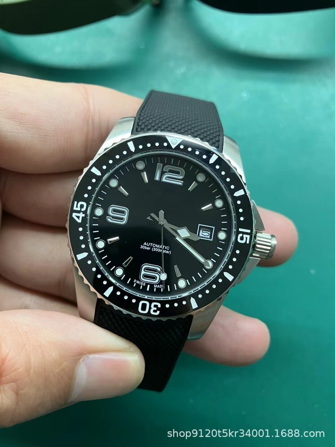 Неинтеллектуальные механические часыLangjia Классический Comcast Дайвинг Автоматическая техника Мужской стальной пояс ленты часы