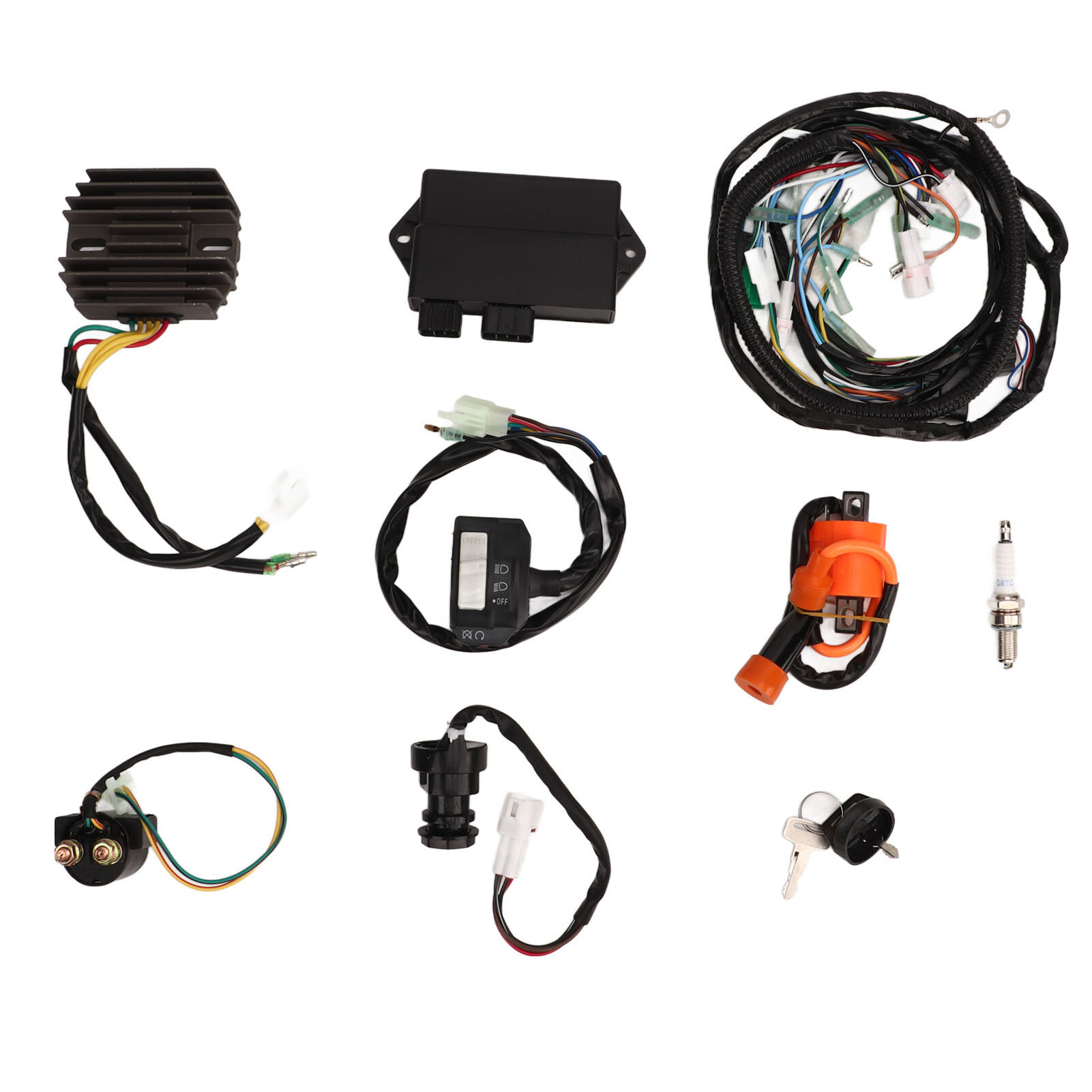 Регулятор напряжения для квадроцикла, набор выпрямителей 3GD 82590 40 00, катушка зажигания, переключатель CDI, стартерное реле, комплект соленоидов для Warrior 350 YFM350X