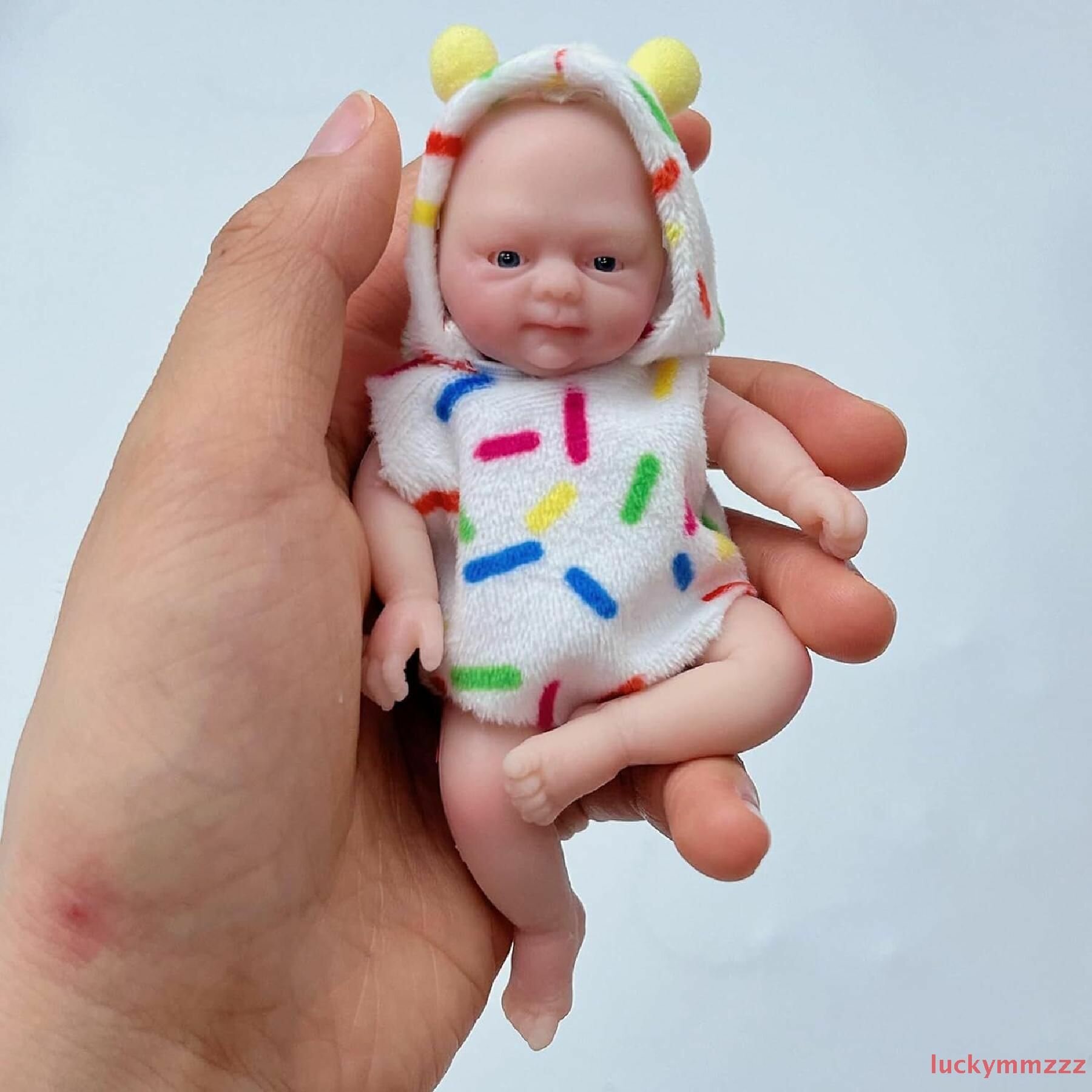 Силиконовая кукла возрождения для мальчика всего тела Micro MYREBABY Palm Baby Size Msj