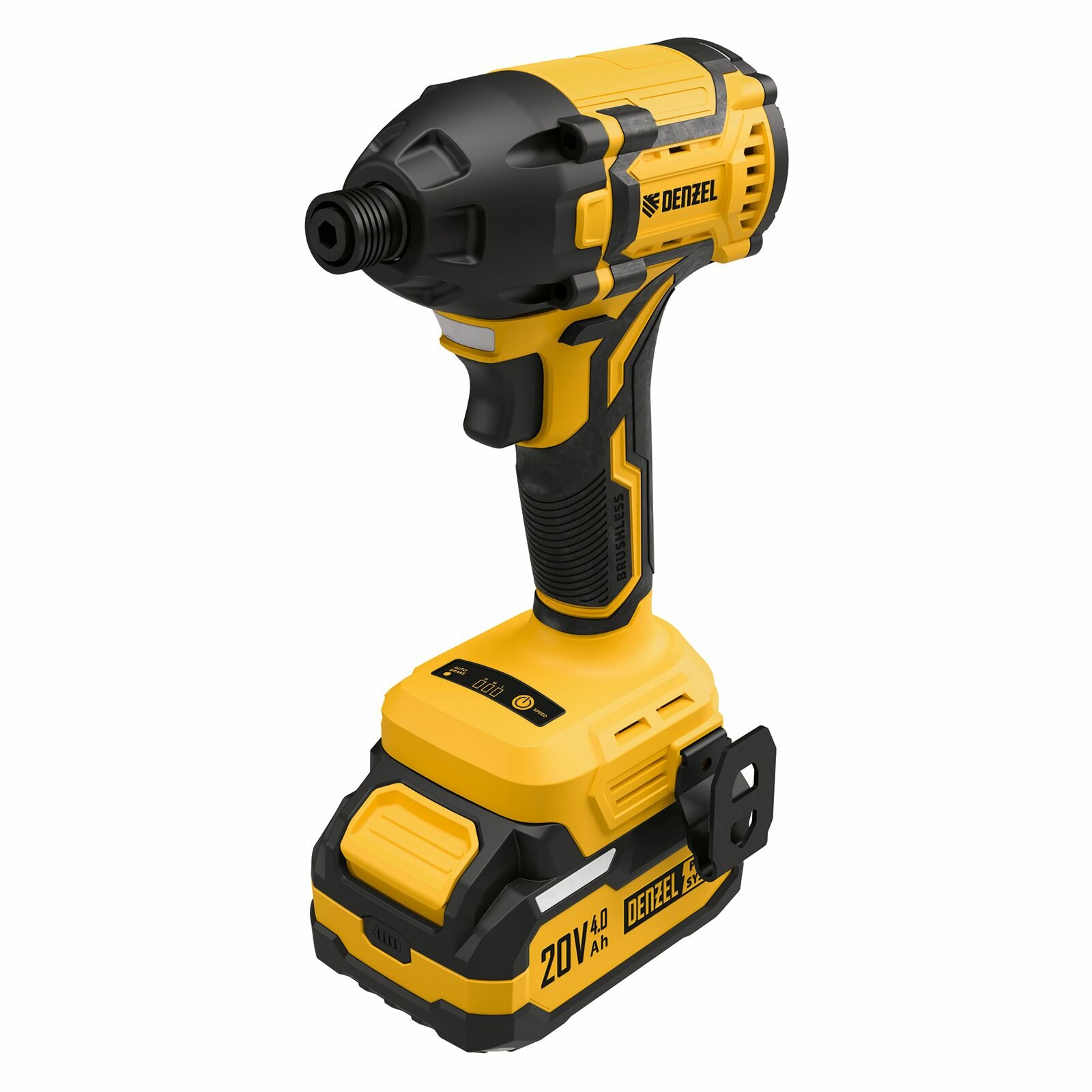 Винтоверт ударный аккумуляторный бесщет. CIDH-BL-20-270, Li-Ion, 20 В// Denzel, 26514