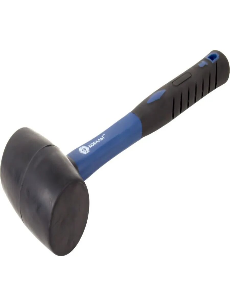 Киянка 450 г (60 мм), черная резина, фибергласовая рукоятк