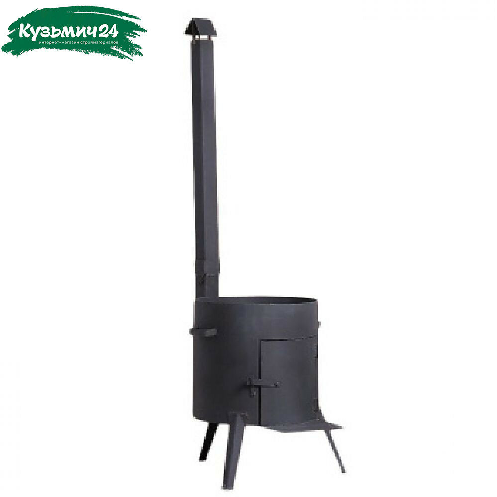 Печка под казан с трубой d330 мм, 1 шт