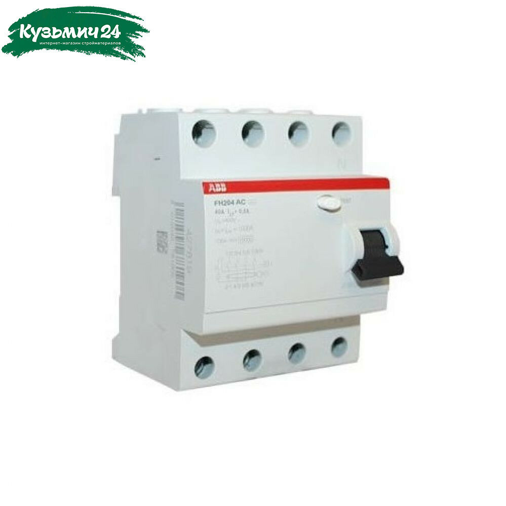 УЗО АВВ 4Р 25А 30mA