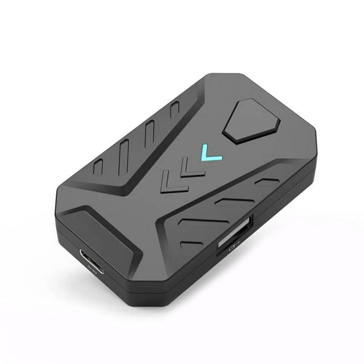 Конвертер клавиатуры и мыши, портативный мобильный игровой адаптер для клавиатуры и мыши для телефона Android IOS, конве