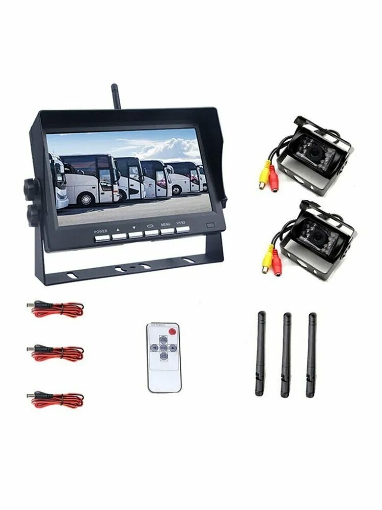 Тахограф для автомобиля, Беспроводной монитор Carplay с голосовым управлением, FM-передатчик, Мультимедийный MP5-плеер