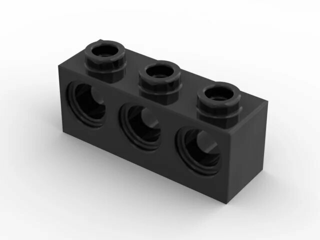 Черный строительный блок LEGO Technic 5565