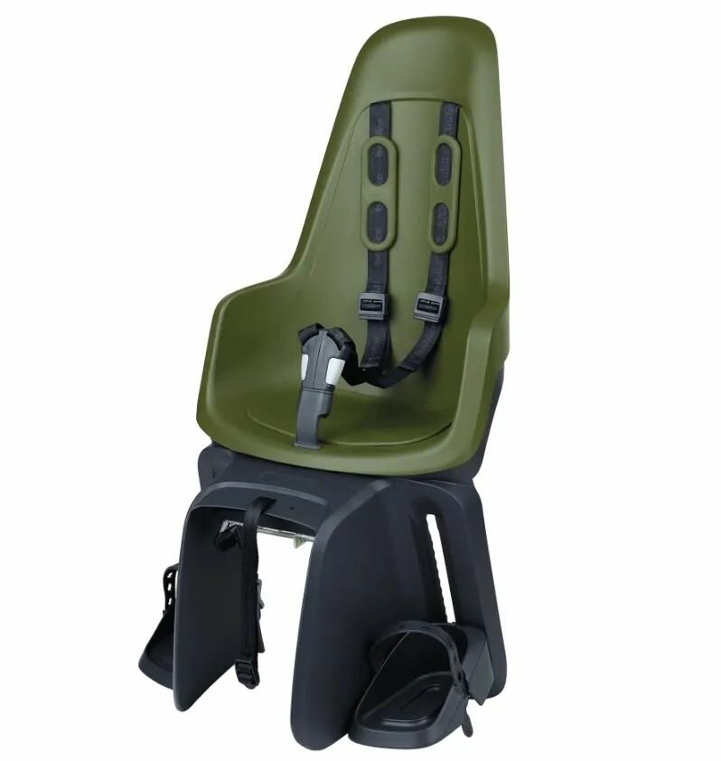 Детское велокресло на багажник Bobike Maxi One EB-D Olive Green (8012100021),