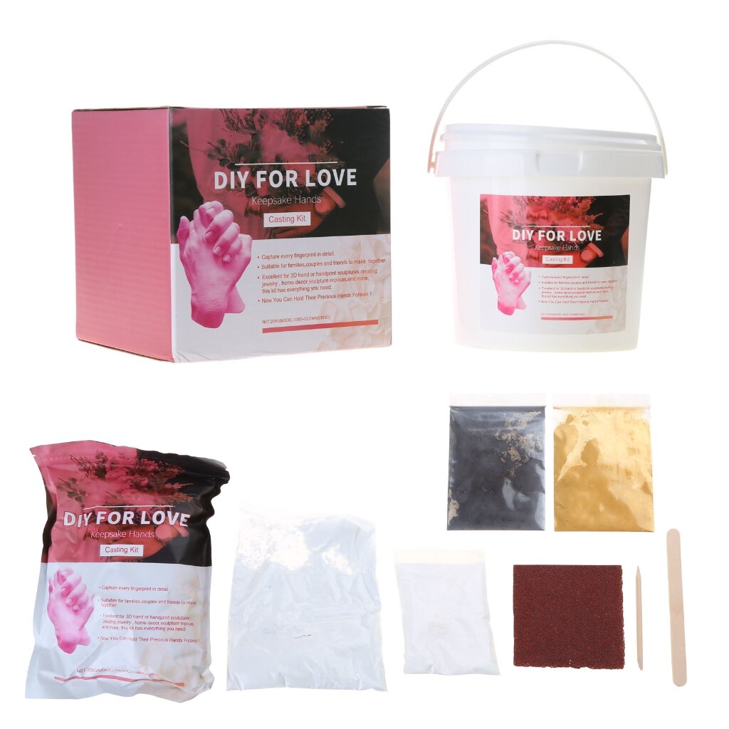Наборы для создания слепков рук для пар, DIY гипсовые статуи, DIY формы