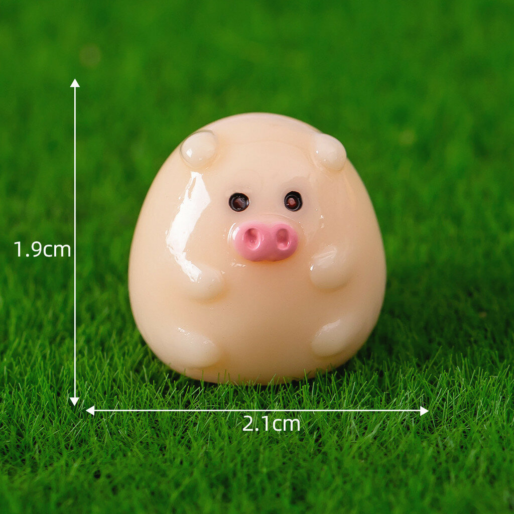 Статуэтка resin animal figurines blind box, pig, для декора автомобиля и стола