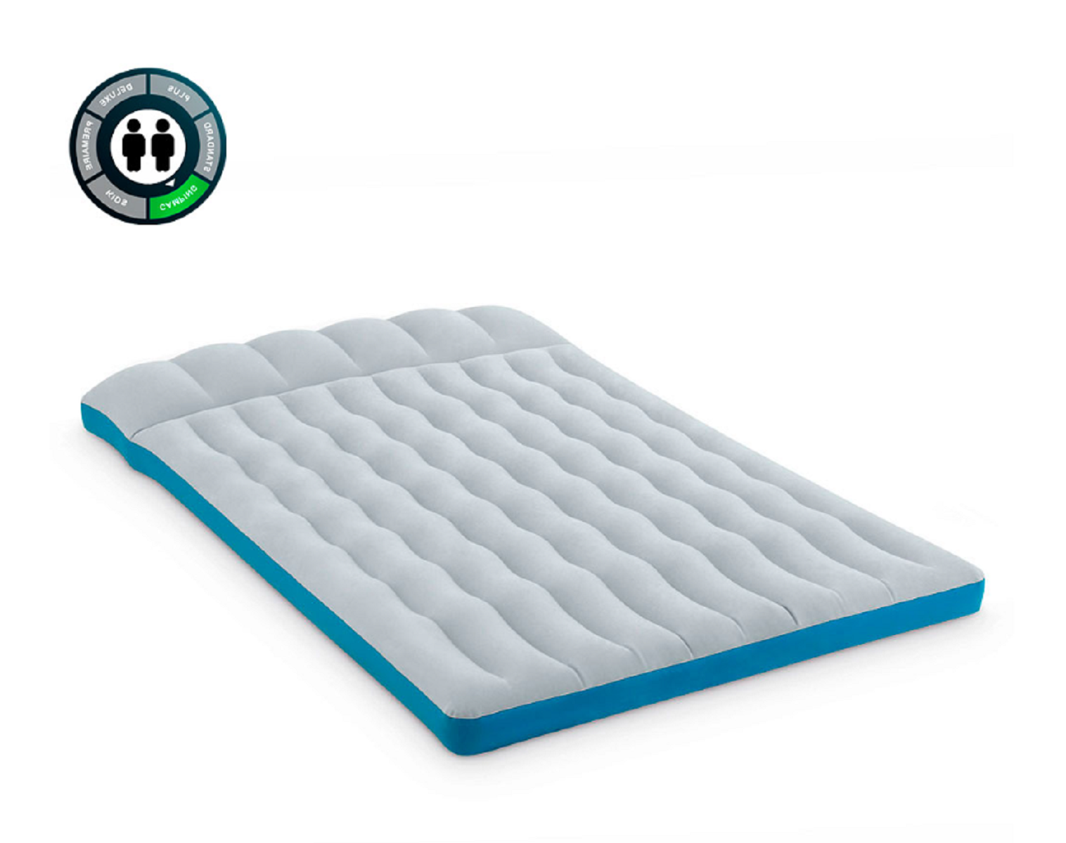 Матрас надувной туристический коврик 127х193х17см, без насоса