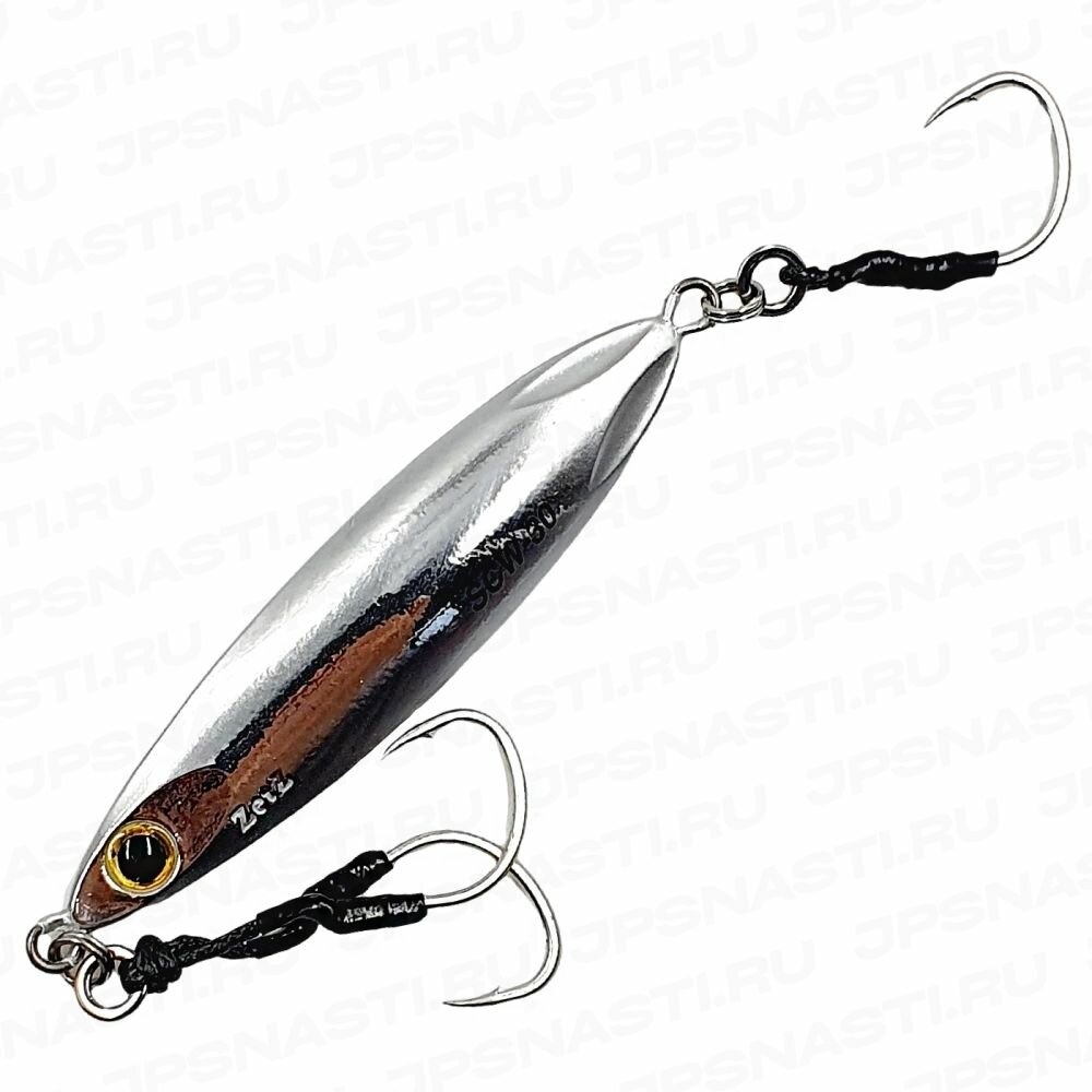 Пилькер для рыбалки Palms Slow Blatt Cast Wide, 30 г, SCW-30/AL-491 / пилькер для морской рыбалки