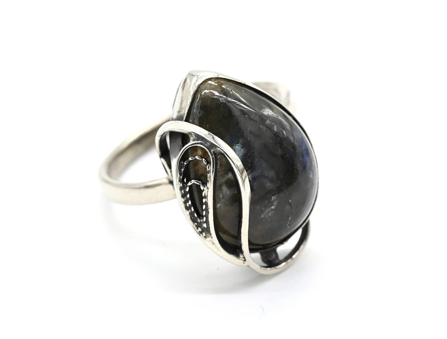 Кольцо, лабрадорит