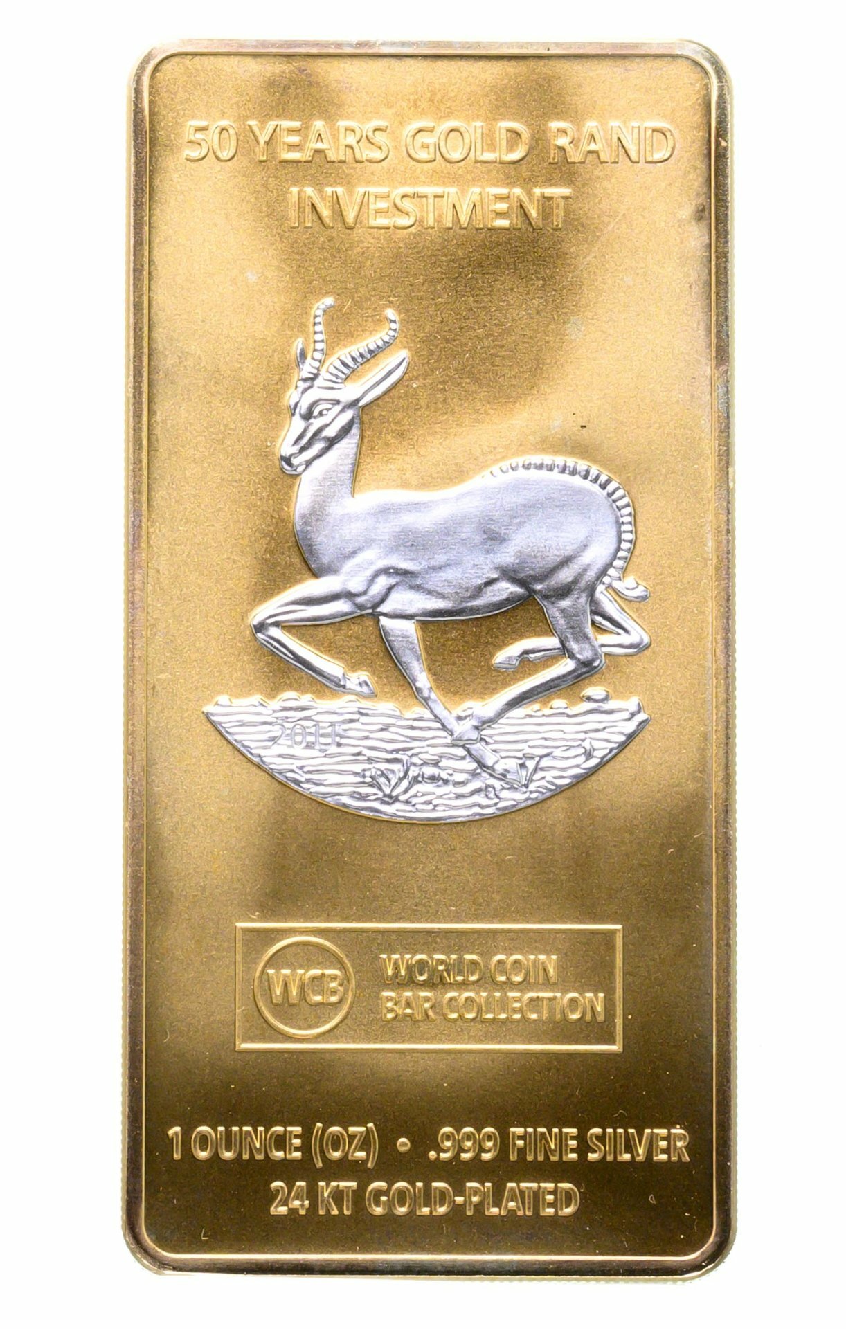 Малави 50 квача 2011 "50 лет Крюгеррэнду" в футляре с сертификатом, Серебро 999, в сохранности UNC