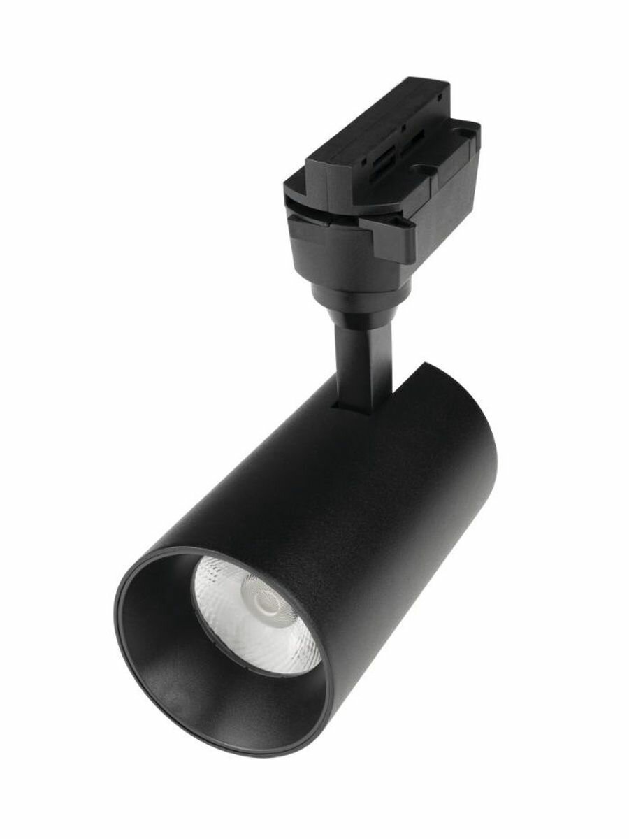 Светильник на трек однофазный свд 12Вт 4000К 1100лм черный Jazzway