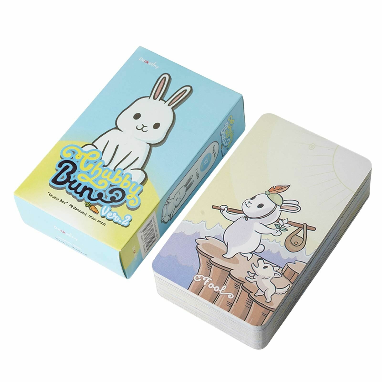 Колоды Таро С Рунами Chubby Bun, Высококачественные Настольные Игры Для Гадания, Развлекательные Игры Для Семейных Вечеринок Occ