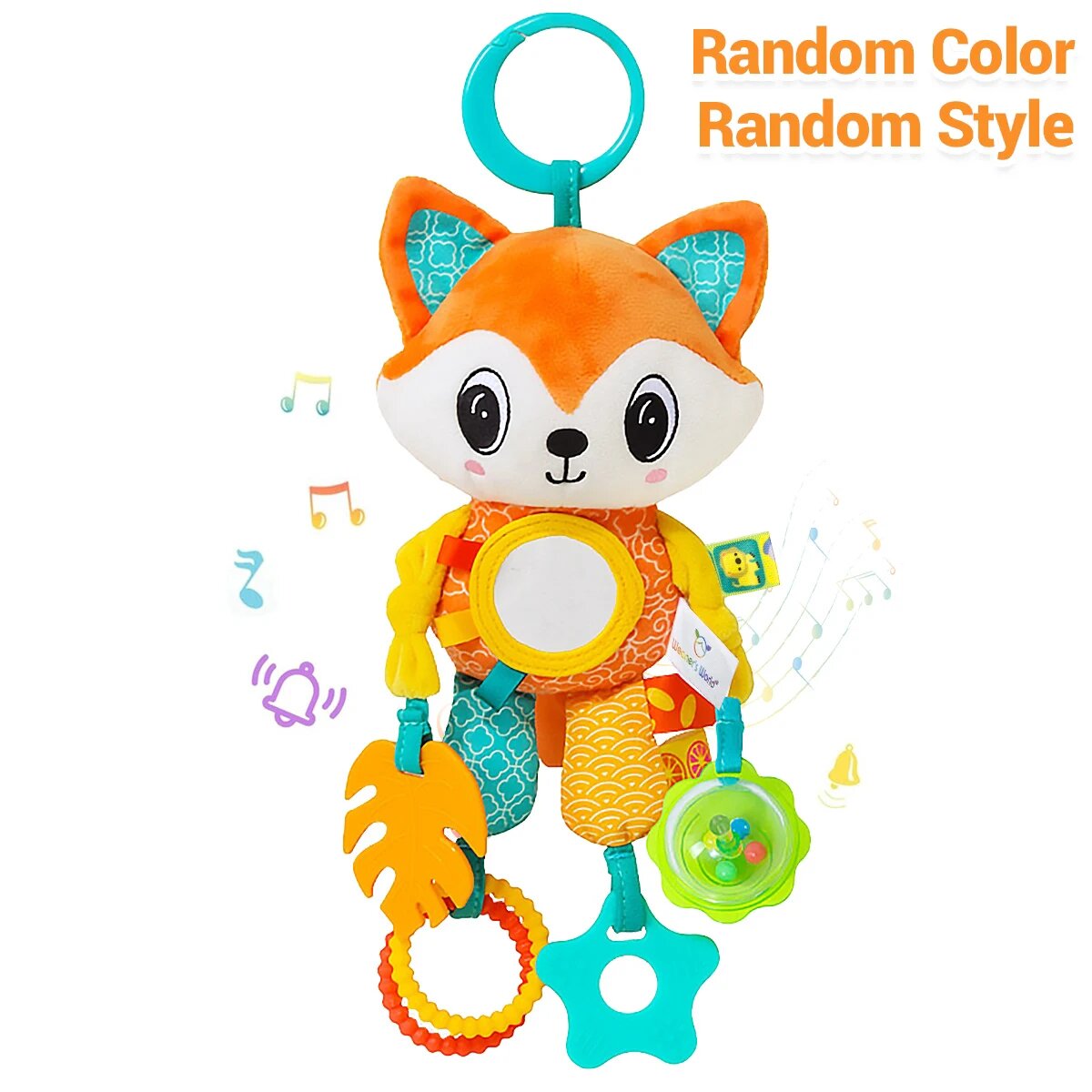 Подвесная мягкая игрушка-колокольчик Mirror fox
