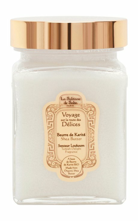 La Sultane de Saba Voyage sur la Route des Delices Loukoum Shea Butter Увлажняющее твердое масло ореха карите для волос и тела с ароматом лукума 300мл