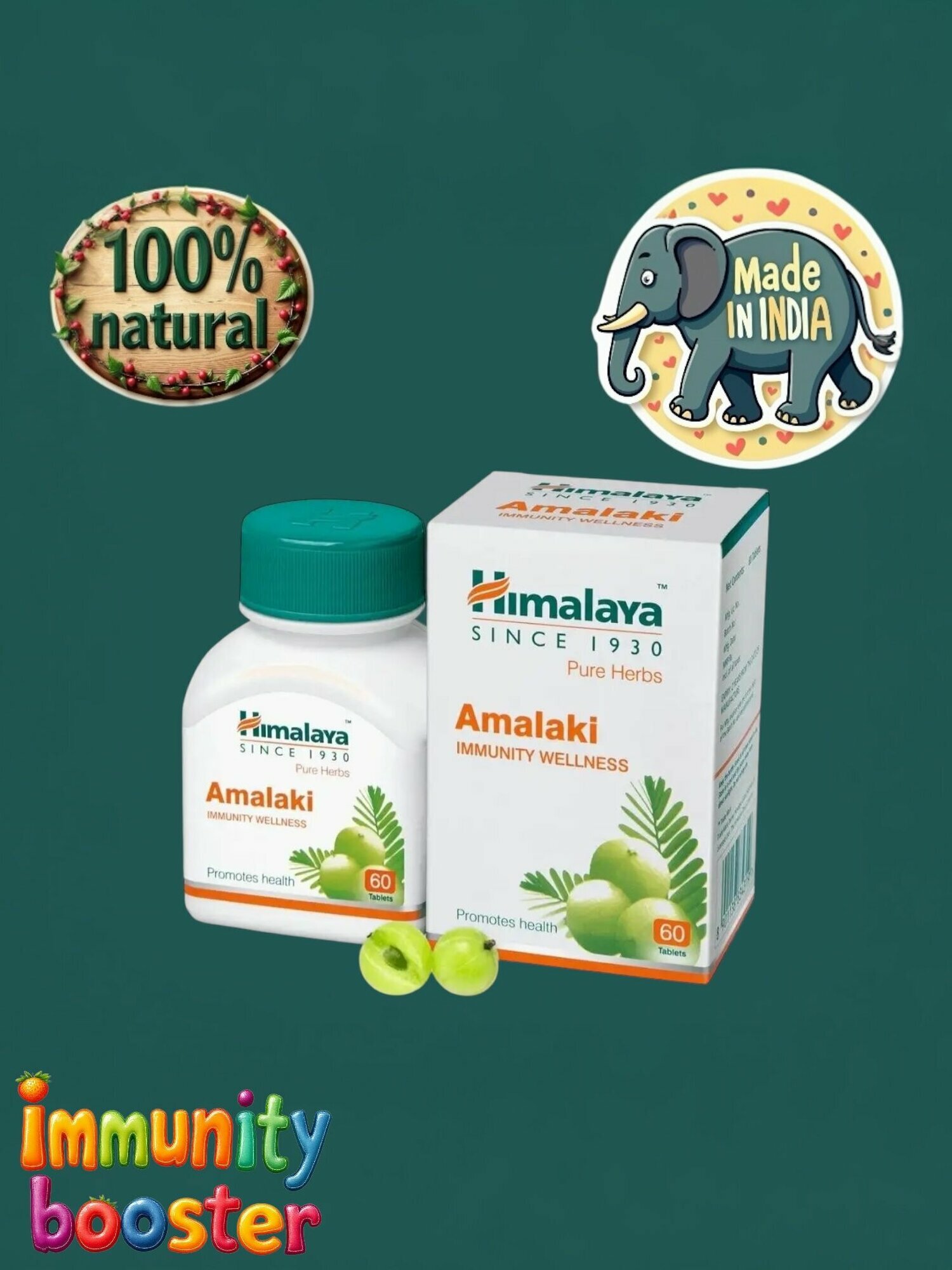 Гималаи Амалаки Таблетки для укрепления иммунитета- 60 таблеток
