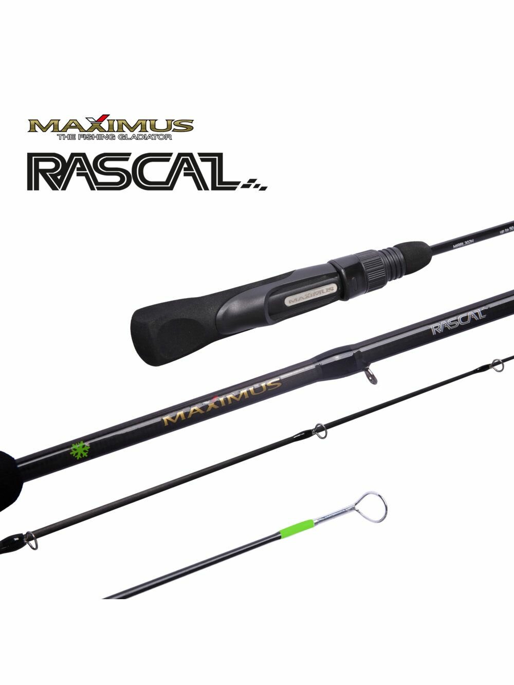 Зимняя удочка Maximus Rascal 302MH, 75 см, до 40 гр