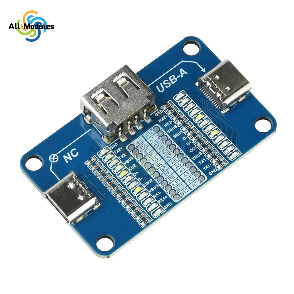 Модуль тестера USB кабеля diymore, Синий, с батареей — фото 1
