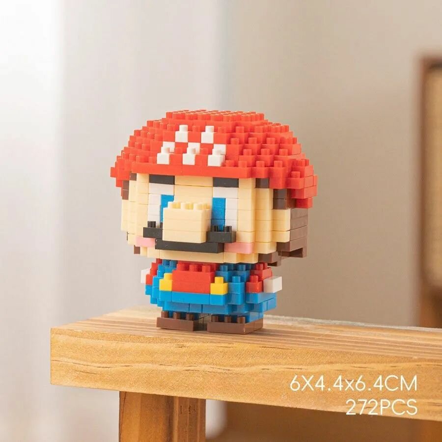 Мини-конструктор, 3D фигурка/игрушка из мультиков